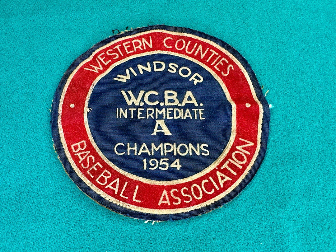 1954 Windsor WCBA Intermediate "a" Baseball Champions Patch - Etsy