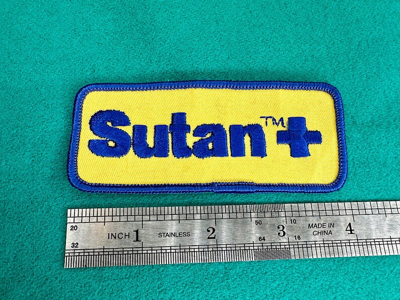 Vintage Sutan + Embroidered Cloth Medicine Advertising Patch - Etsy