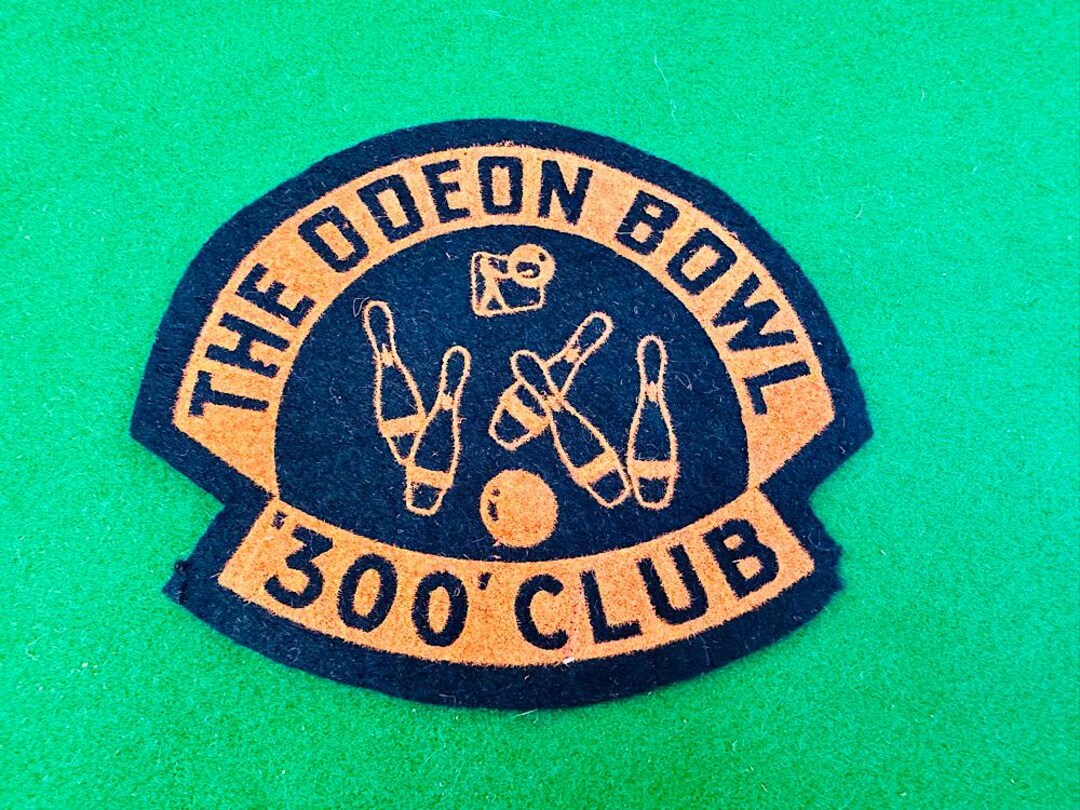 Vintage the Odeon Bowl '300' Club Patch - Etsy