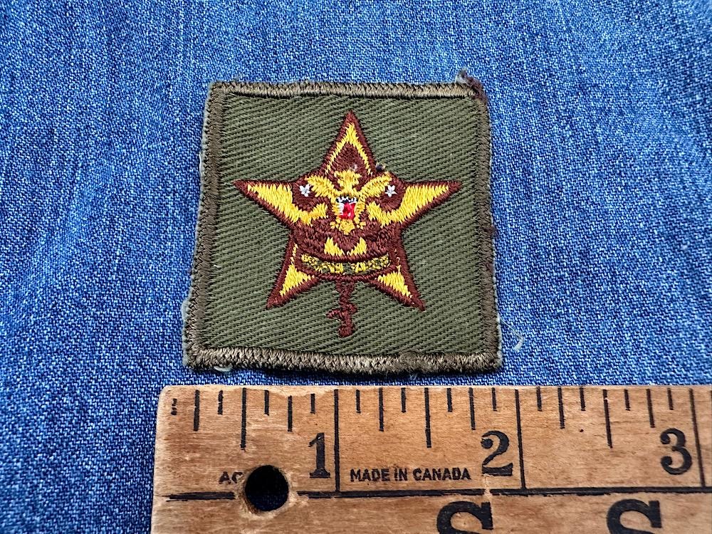 Vintage BSA Star Scout Rank Patch - Etsy