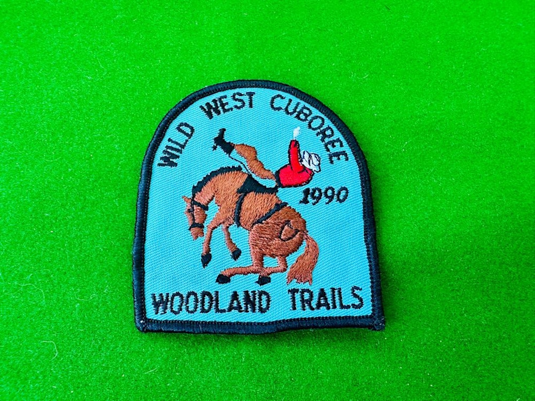 1990 Wild West Cuboree Woodland Trails Patch BSA - Etsy