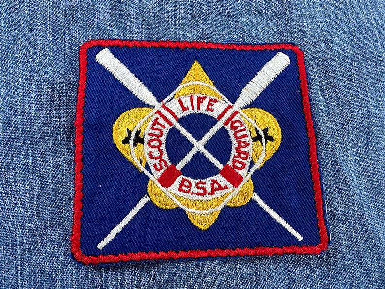 Vintage Boy Scout Life Guard BSA Badge Crest Award Patch - Etsy