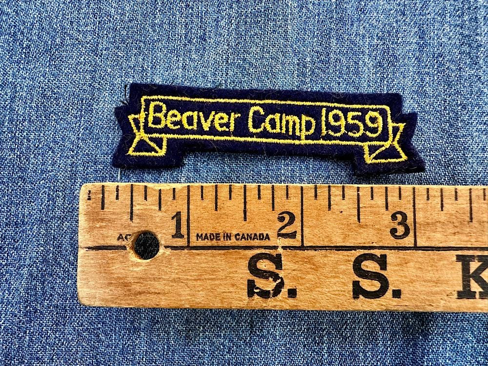 Vintage 1959 BSA Beaver Camp Banner Jamboree Patch - Etsy
