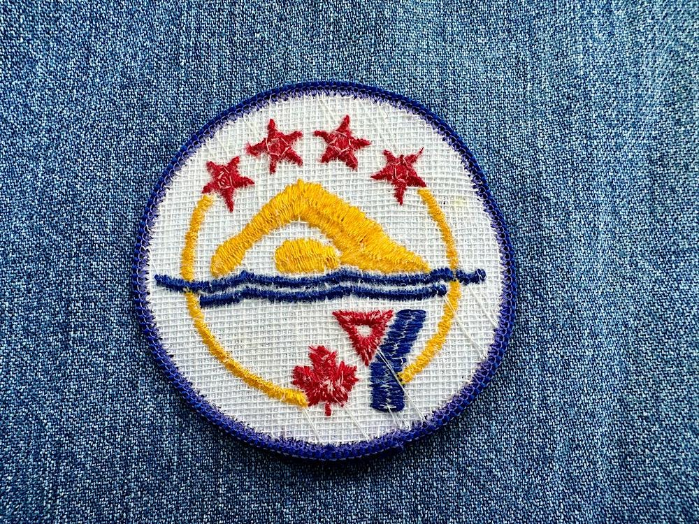 Vintage YMCA 4 Star Swimming Award Patch - Etsy