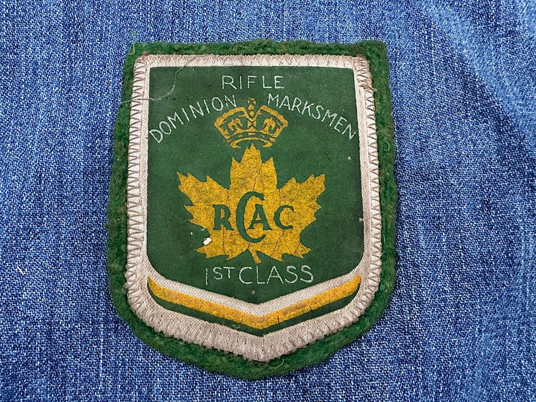 Vintage RCAC Royal Canadian Army Cadet 1st Class Rifle Dominion ...