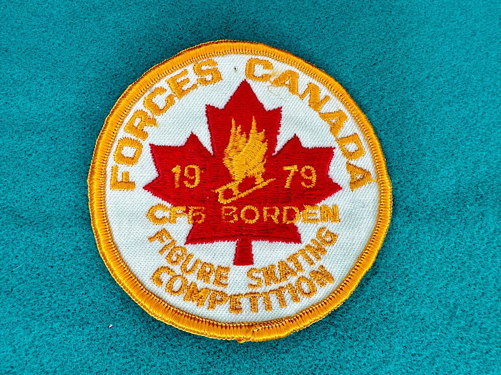 1979 Forces Canada CFB BORDEN Figure Skating Competition Patch - Etsy