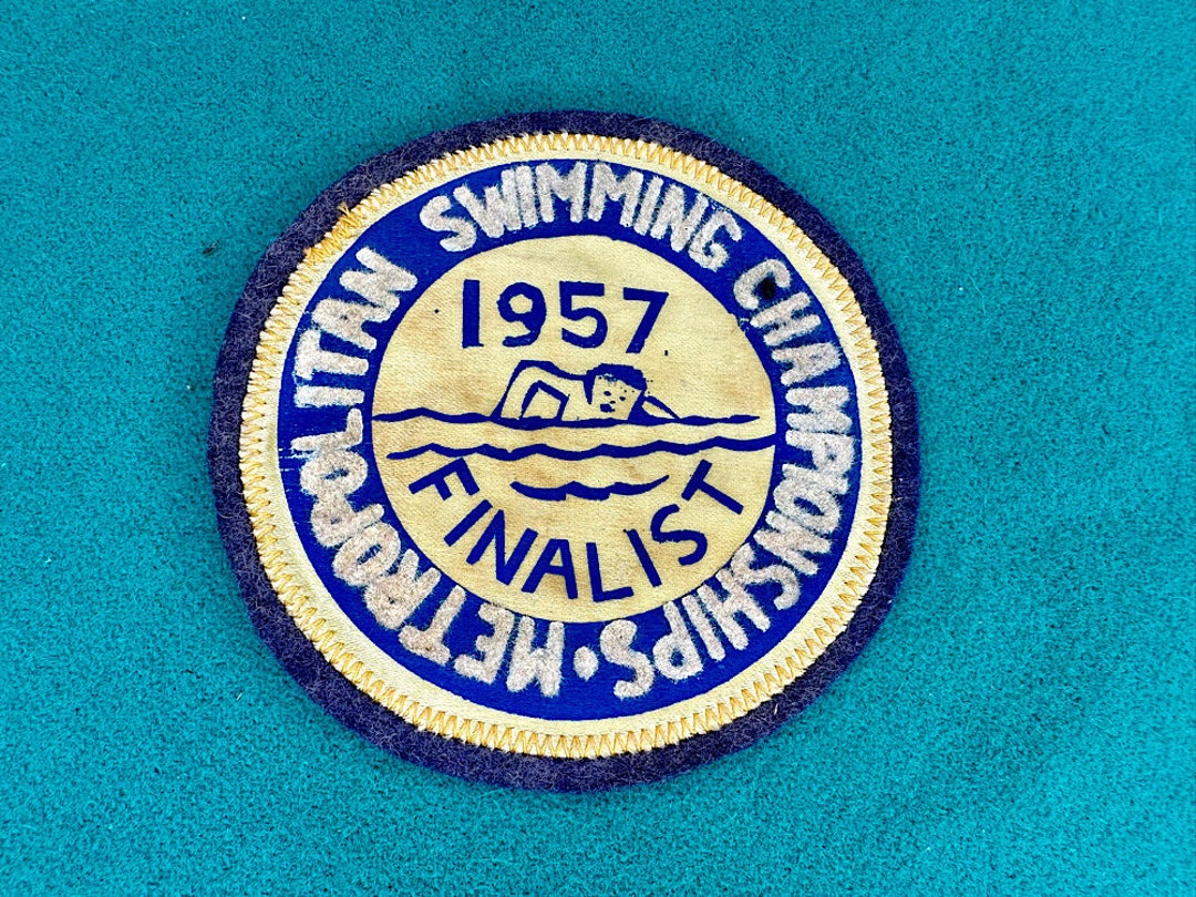 1957 Metropolitan (toronto) Swimming Championships Finalist Patch - Etsy