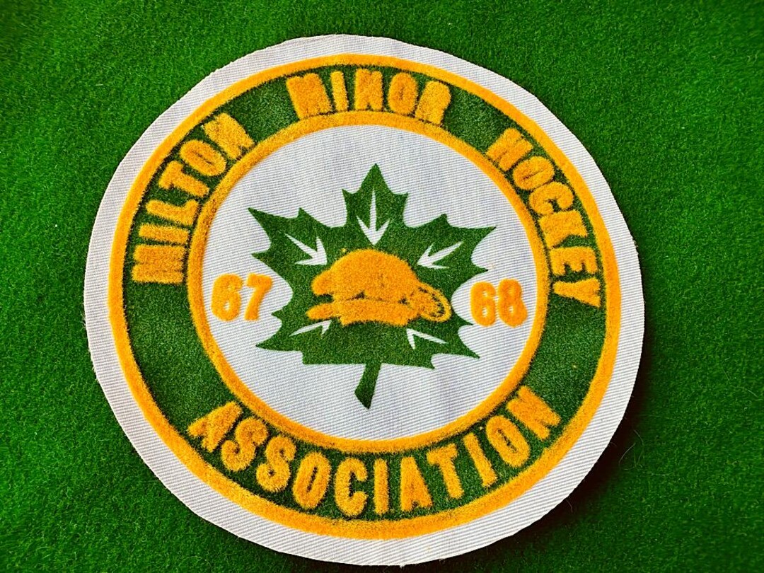 Vintage 1987 - 1968 Milton Minor Hockey Association Patch - Etsy