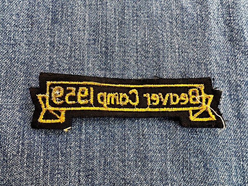 Vintage 1959 BSA Beaver Camp Banner Jamboree Patch - Etsy
