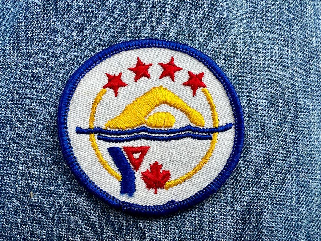 Vintage YMCA 4 Star Swimming Award Patch - Etsy