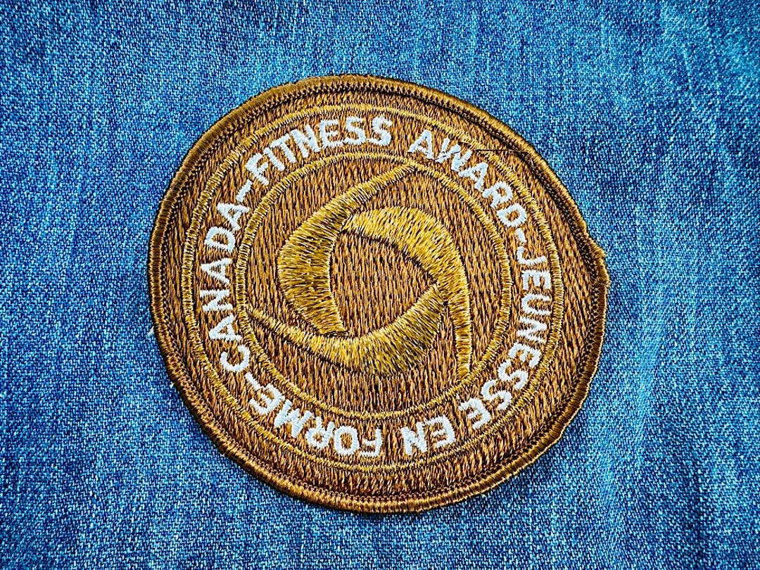 Vintage Canada Fitness Award Jeunesse En Forme Award Patch - Etsy