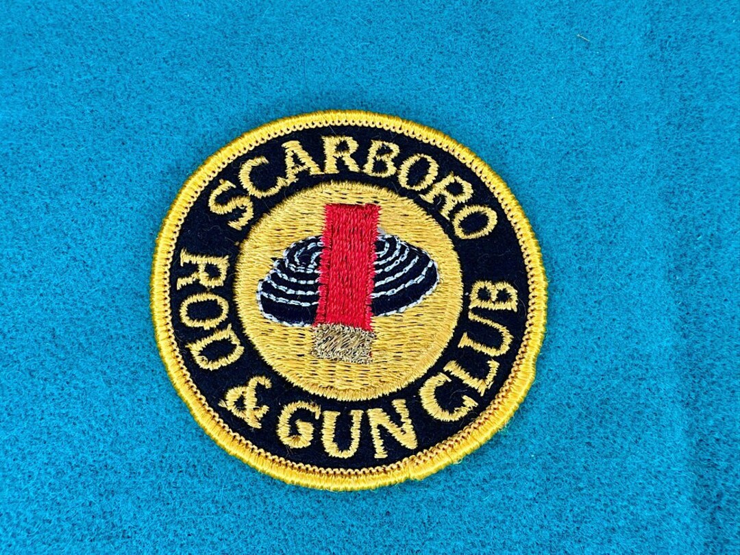 Vintage Scarboro Rod & Gun Club Patch - Etsy