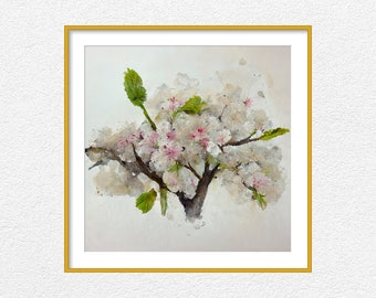 Cherry Blossom Pencil Drawing Digital Download - Etsy