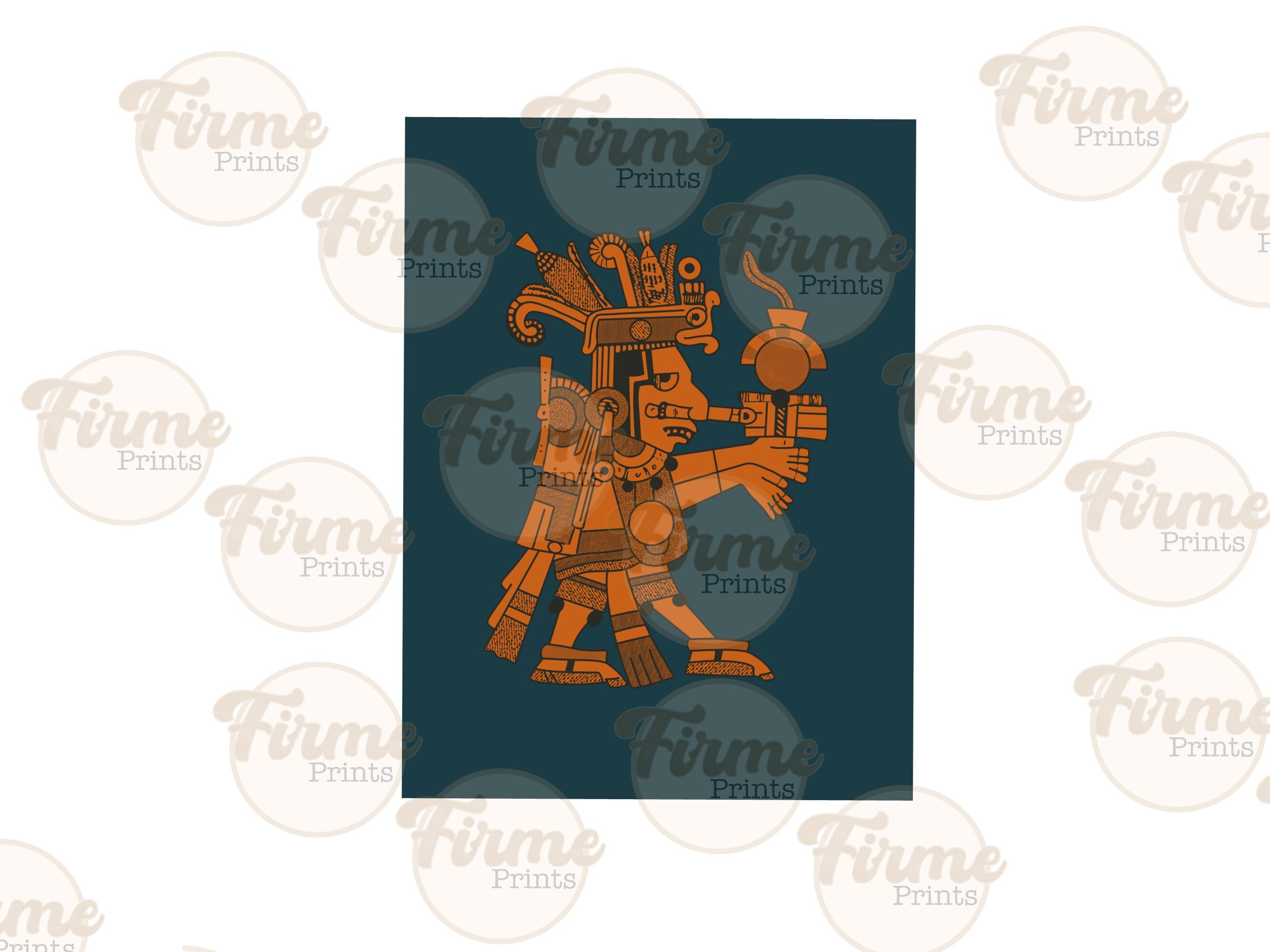 Aztec God of Maize Cinteotl Maize Deity Aztec God Aztec - Etsy