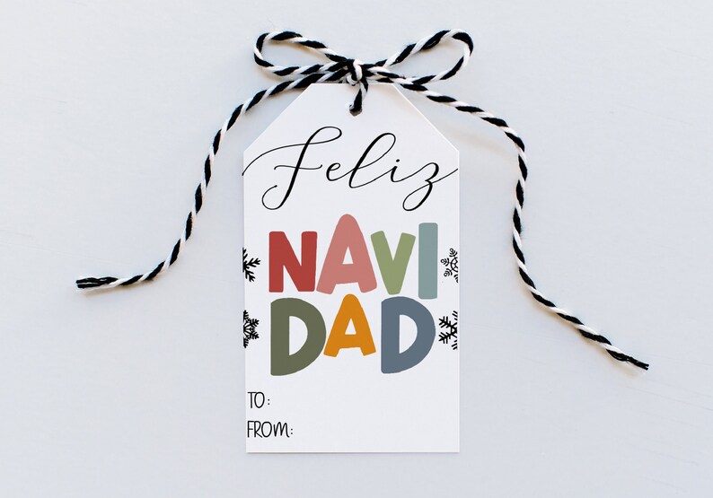 Feliz Navidad Gift Tags: Mexican Christmas Printable (PDF) - Etsy