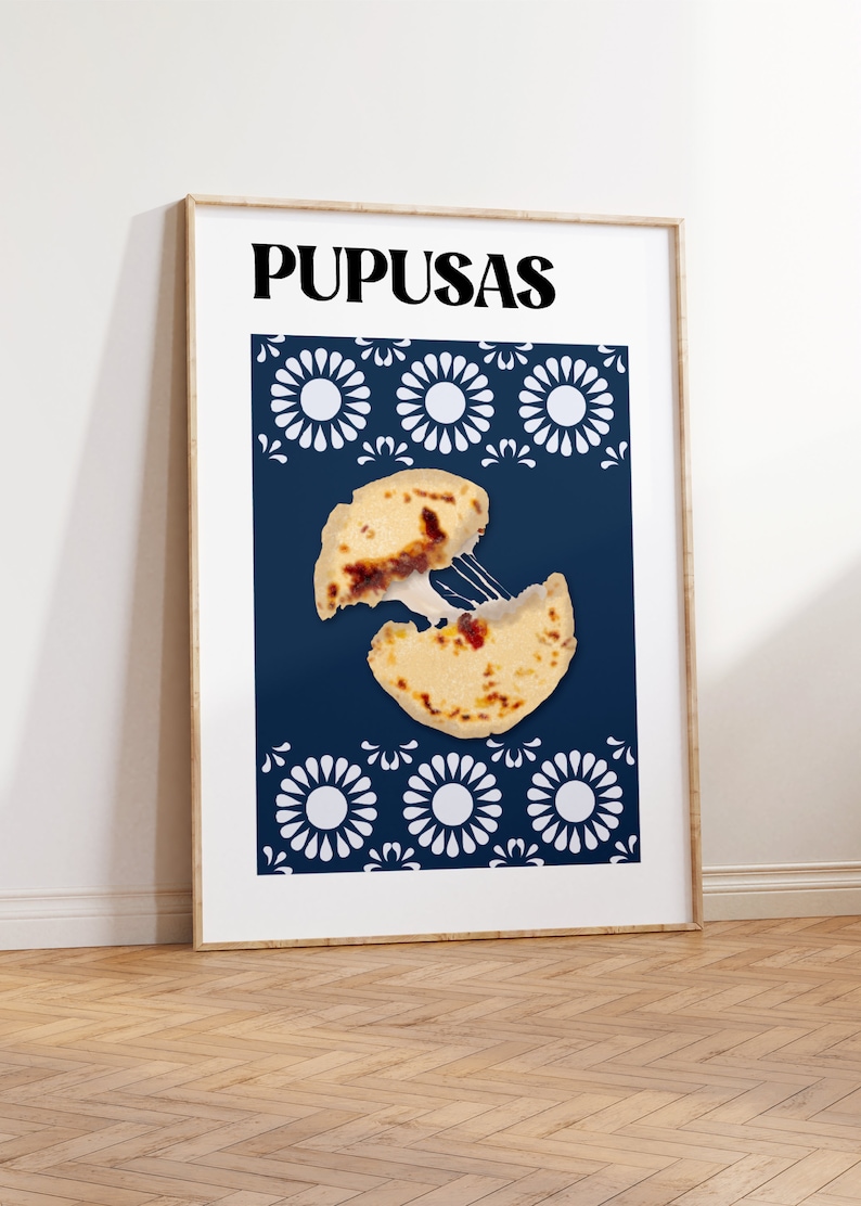 Pupusa Art Print: Latino Food Illustration (digital Download) - Etsy