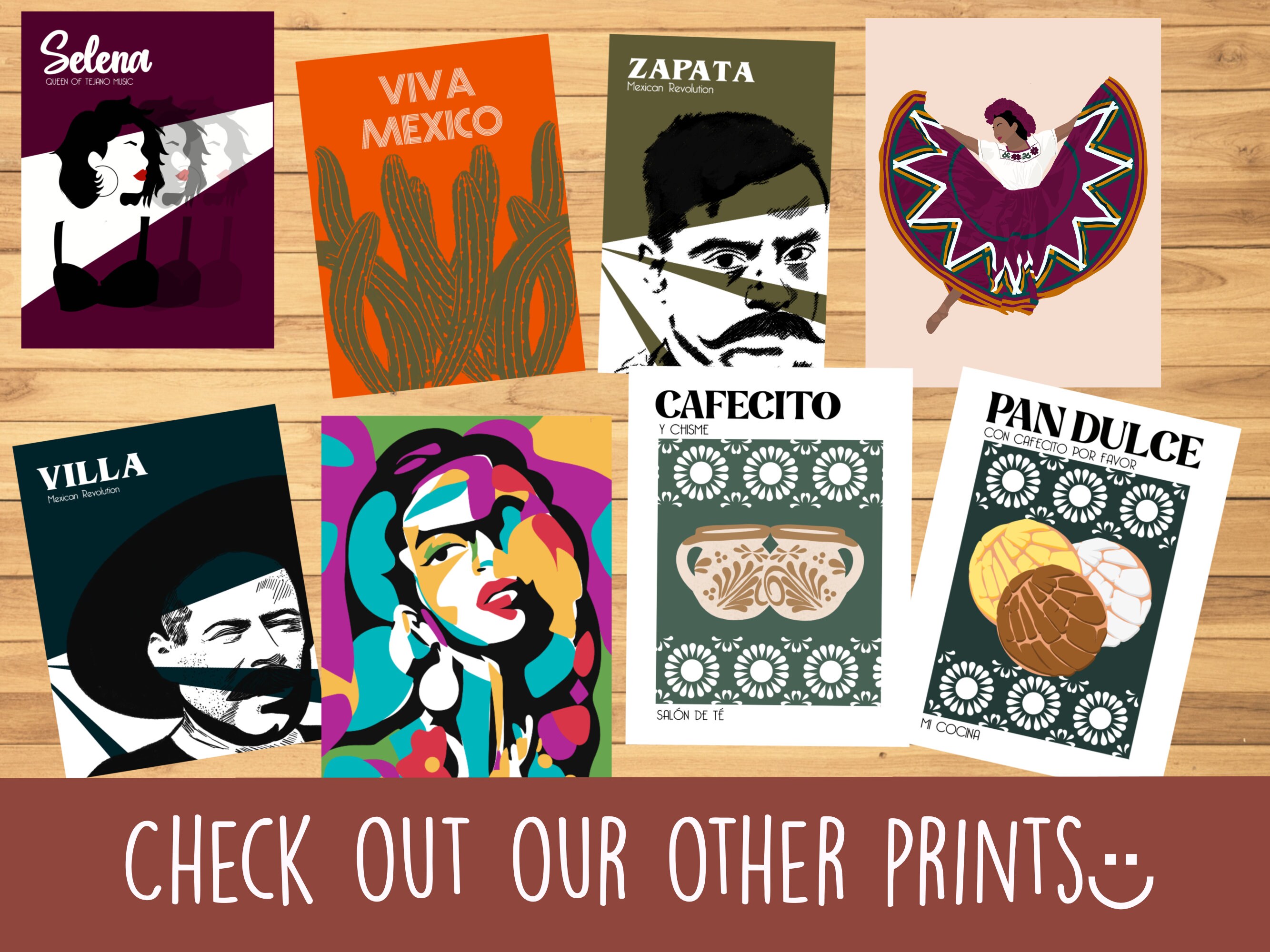 Mexican Art Prints Mexican Poster Mexican Decor Latino Wall - Etsy