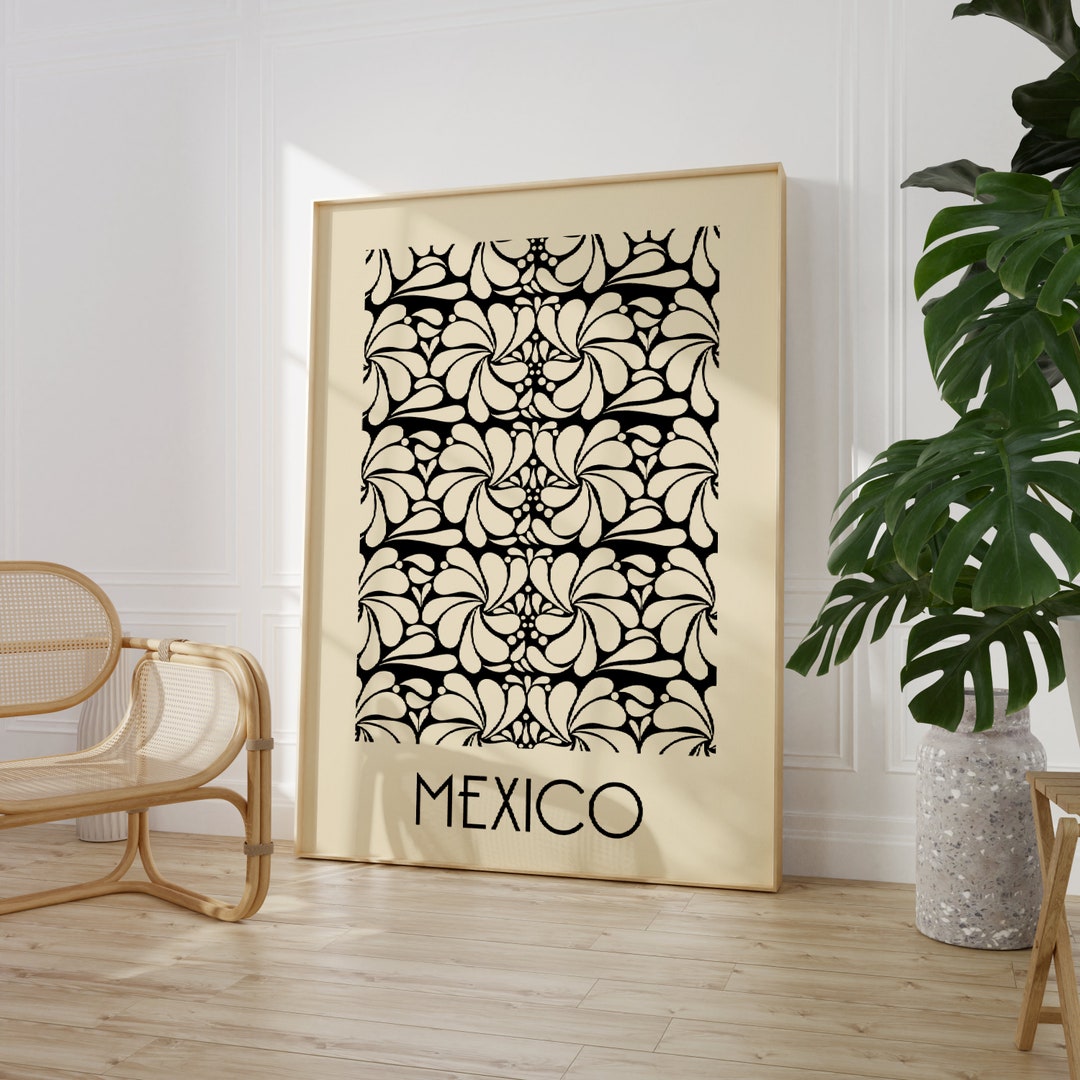 Mexico Poster, Talavera Art, Mexico Decor, Talavera Print, Mexican ...
