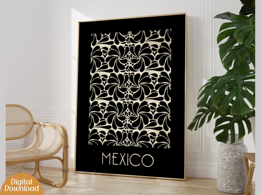 Mexico Poster, Talavera Art, Mexico Decor, Talavera Print, Mexican ...