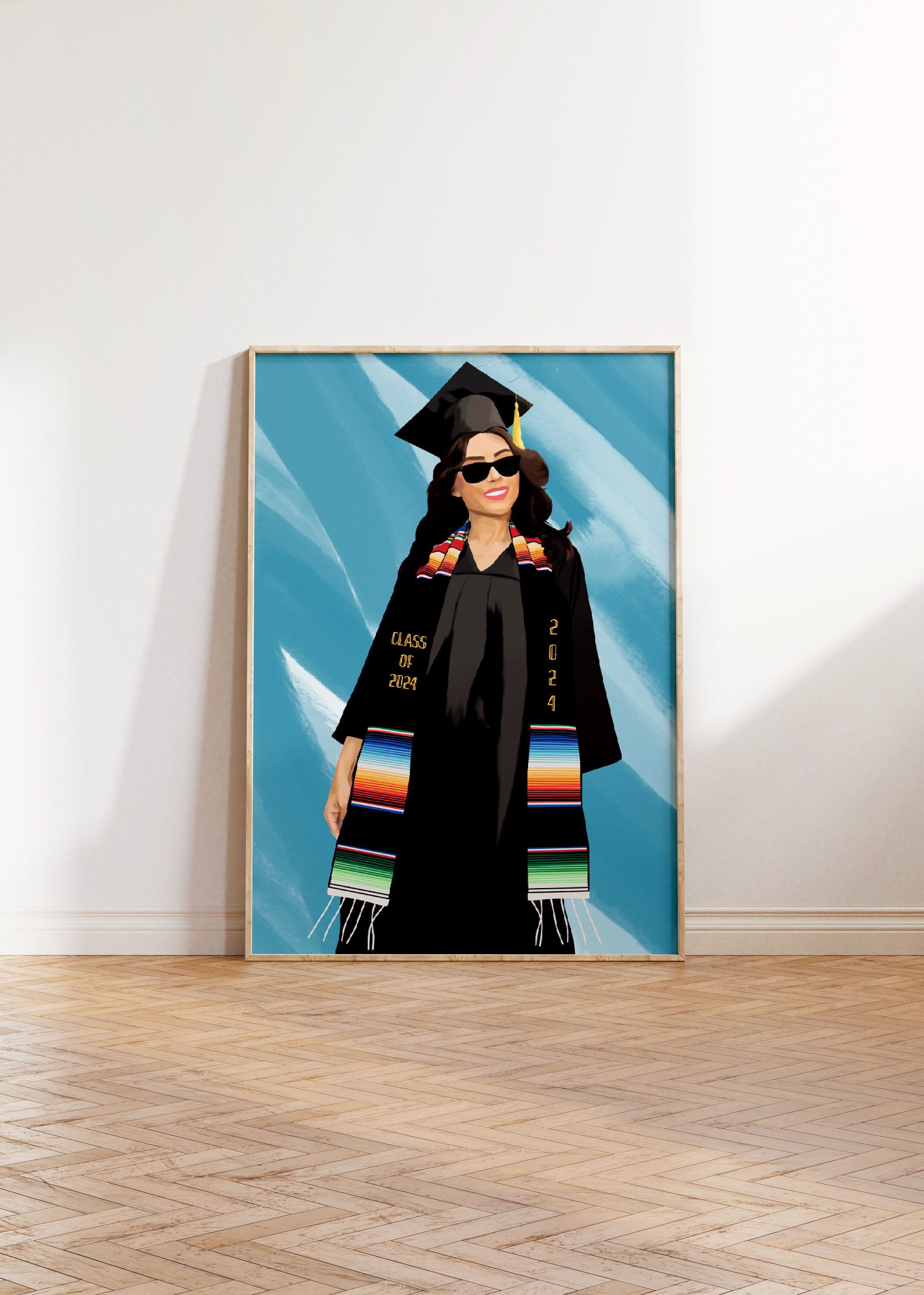 Graduate Print, Graduation Gift, 2024 Graduate, Latina Graduate ...