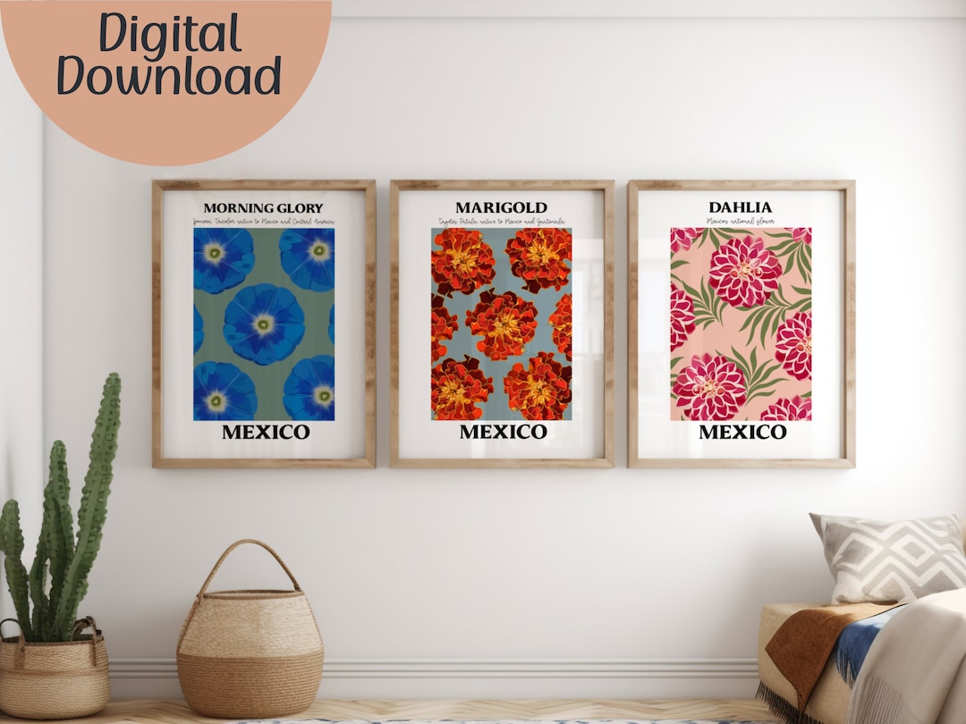 Mexican Art Prints Mexican Poster Mexican Decor Latino Wall - Etsy
