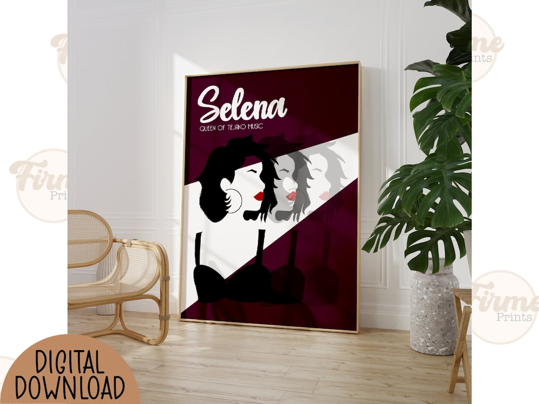 Selena Poster, Selena Quintanilla, Selena Print, Selena Art Print ...