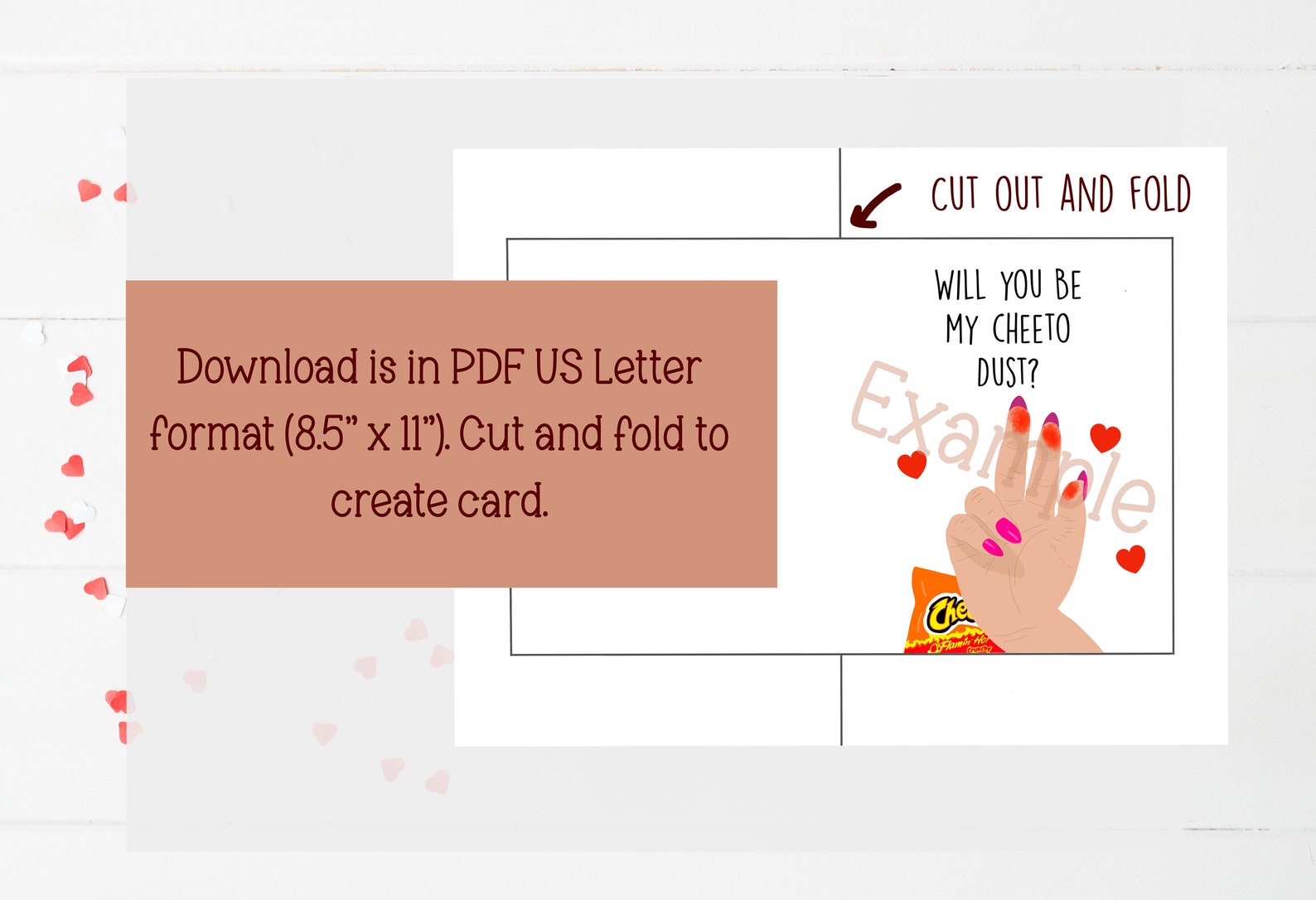 Hot Cheeto Valentine, Printable Valentine Cards, Digital Valentine ...