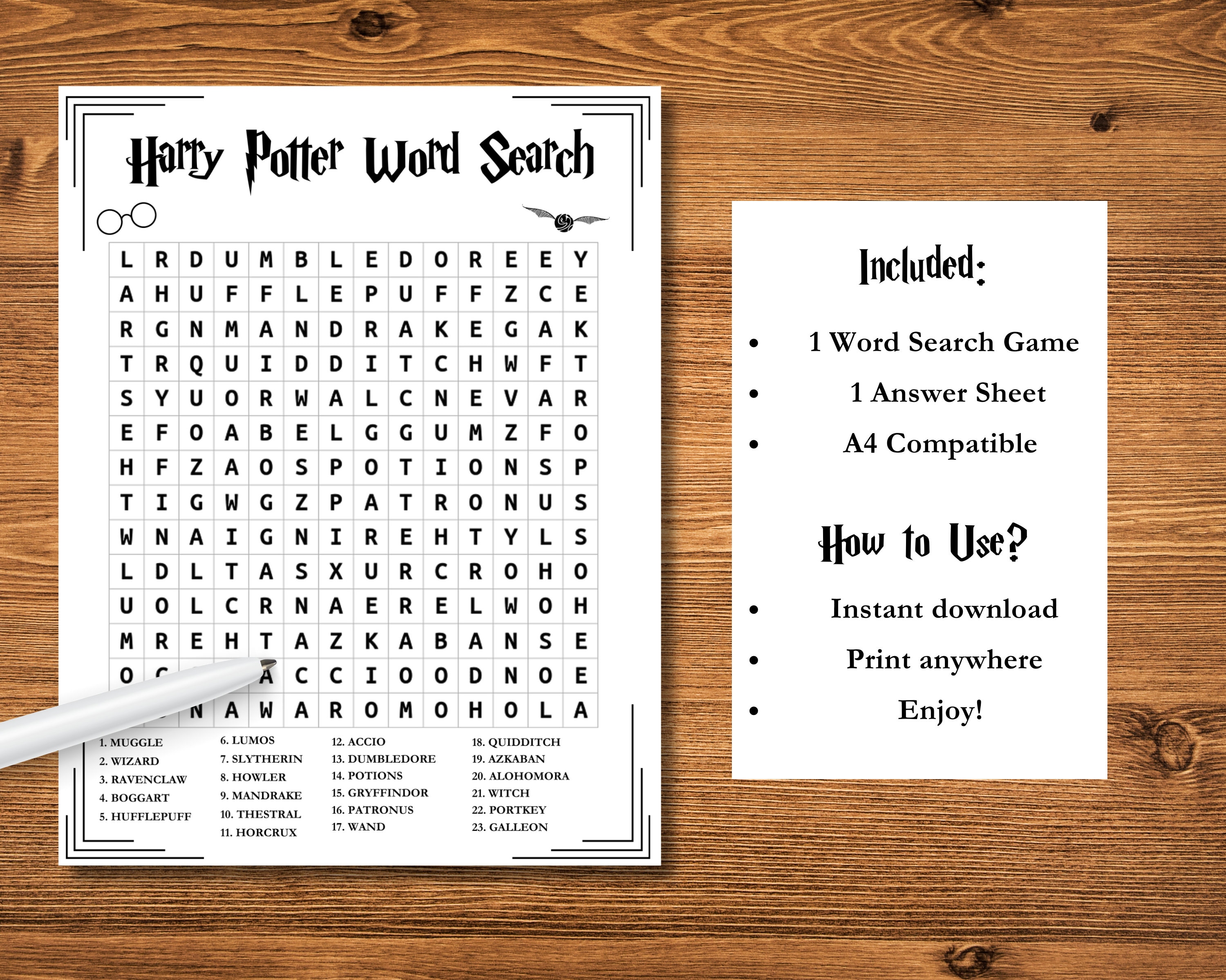 Printable Wizarding World Wordsearch | Wizard Party Games | Wizarding ... Printable Wizarding World Wordsearch | Wizard Party Games | Wizarding ...