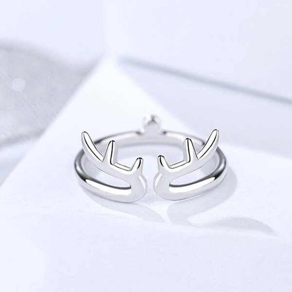 Moose Antler Ring - Etsy