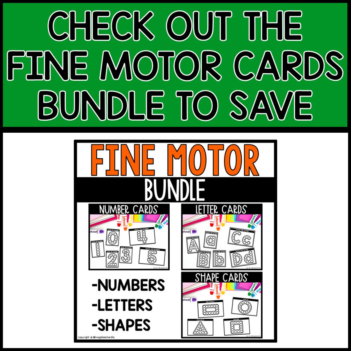 Dot Marker Number Cards | Number Cards | Fine Motor Skills | Number ...