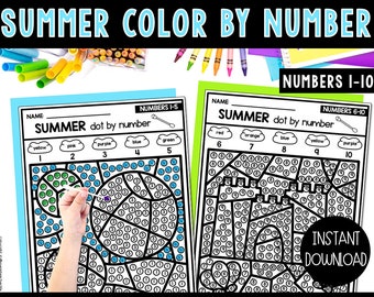 Back to School Color by Letter Activity for Preschool | Kindergarten ...