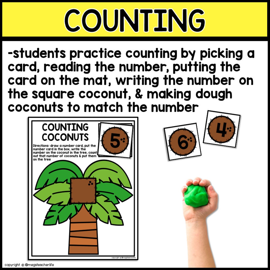 Chicka Chicka Boom Boom Activities Coconut Tree Preschool Kindergarten ...