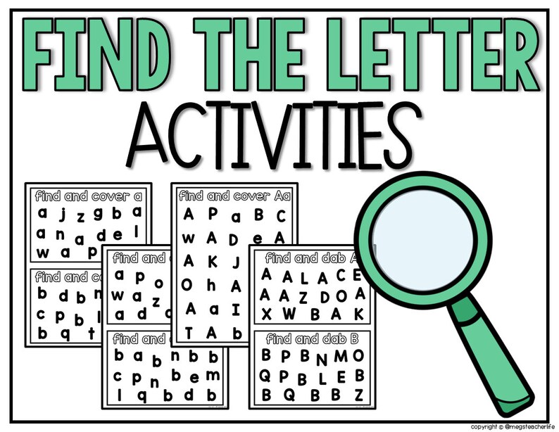 Letter Matching Worksheets | Letter Recognition | Kindergarten ...