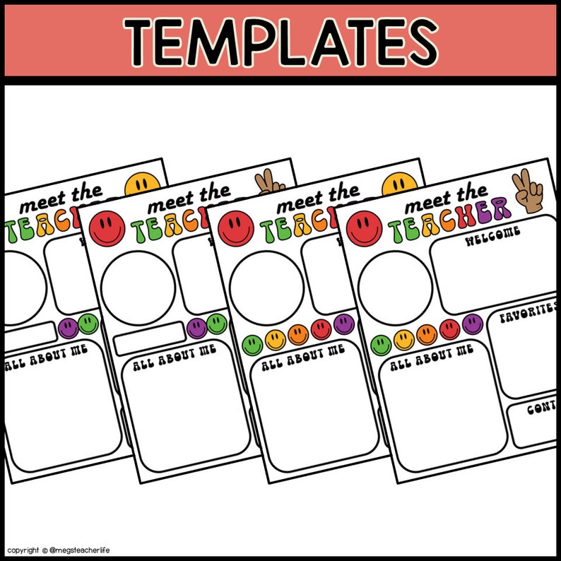 Editable Meet the Teacher Template | Back to School Flyer | Teacher ...