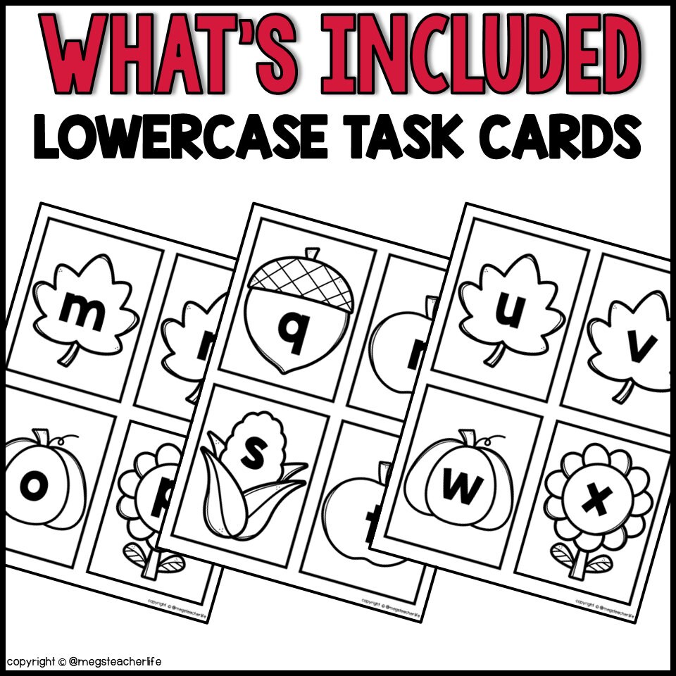 Letter Task Cards Letter Matching Letter Recognition Clip Cards ...