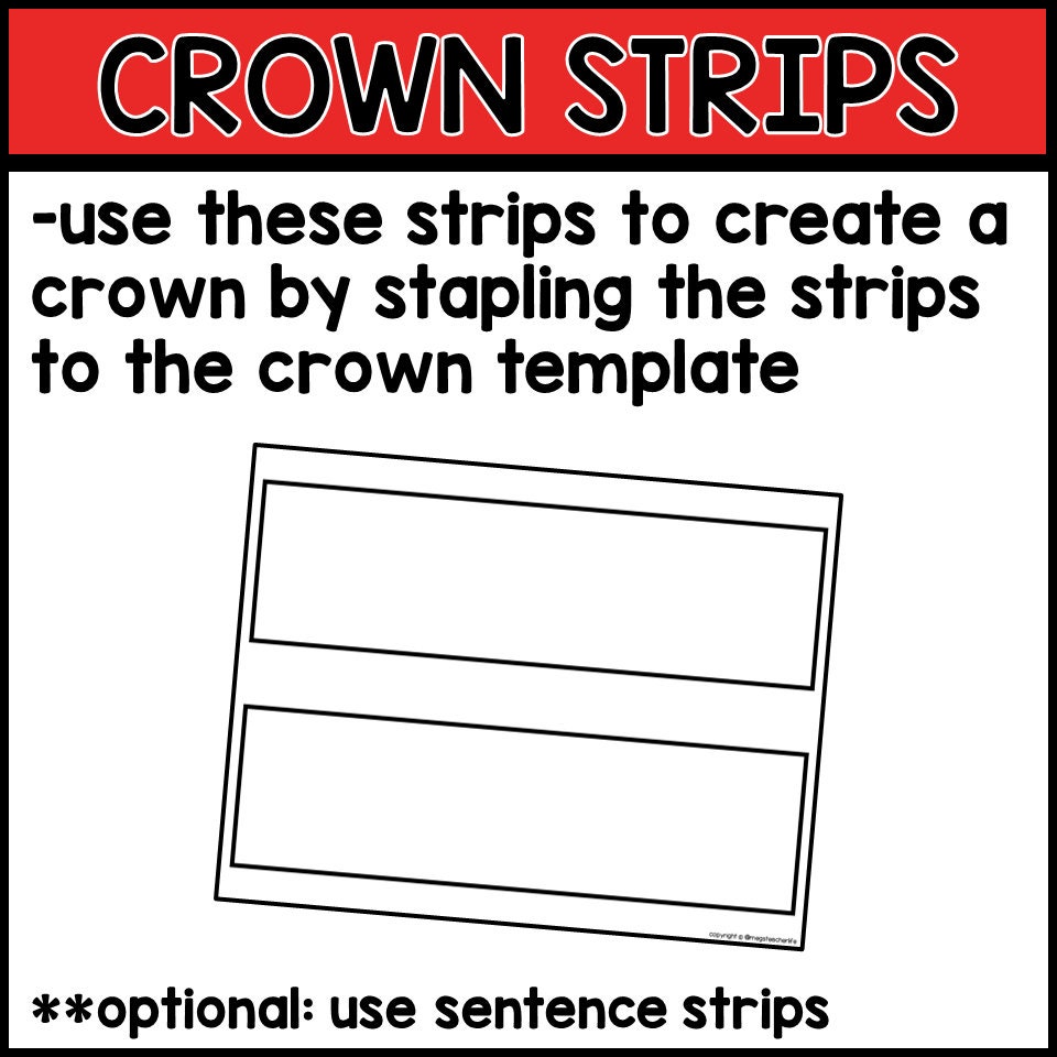 Preschool Name Activity Name Crown Personalized Name Craft Custom Name ...