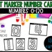 Dot Marker Number Cards | Number Cards | Fine Motor Skills | Number ...