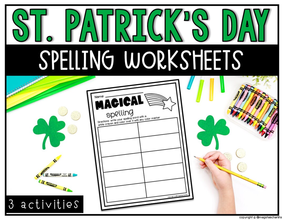 St. Patrick's Day Spelling Activities | Spelling | Spelling Worksheets ...