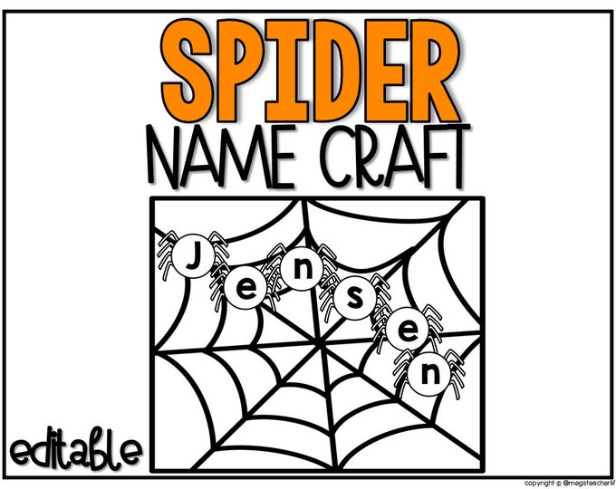 Name Recognition Activities Preschool Name Activity Editable Template ...