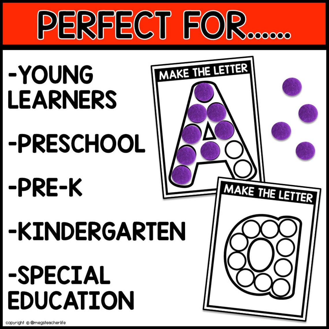 Alphabet Dot Markers Activities | Dot Marker Worksheets for Toddlers ...