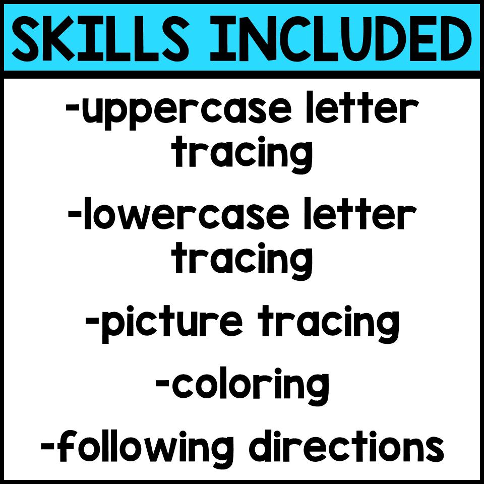 Letter Tracing Worksheets | Letter Recognition | Kindergarten ...