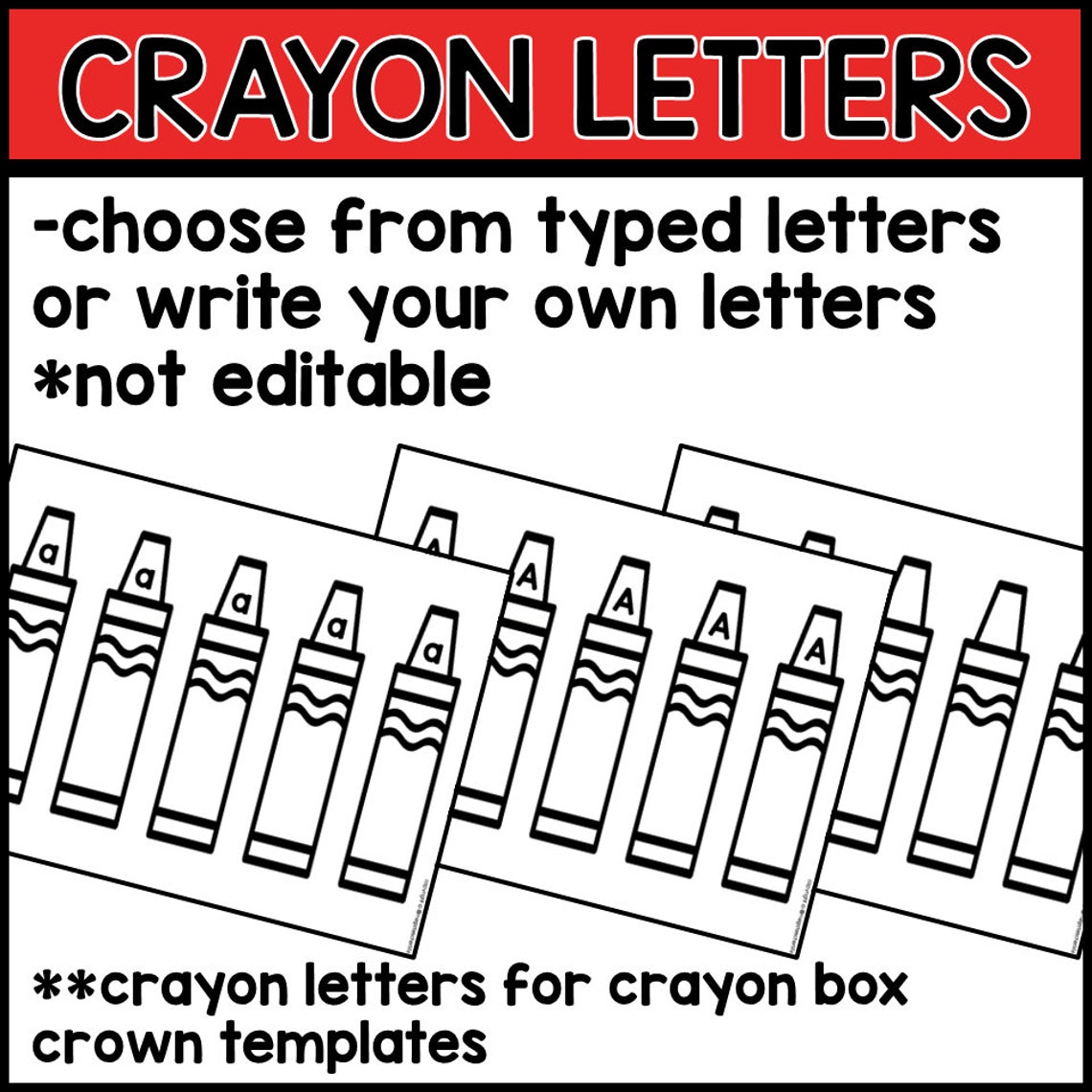 Preschool Name Activity Name Crown Personalized Name Craft Custom Name ...