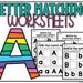 Letter Matching Worksheets | Letter Recognition | Kindergarten ...