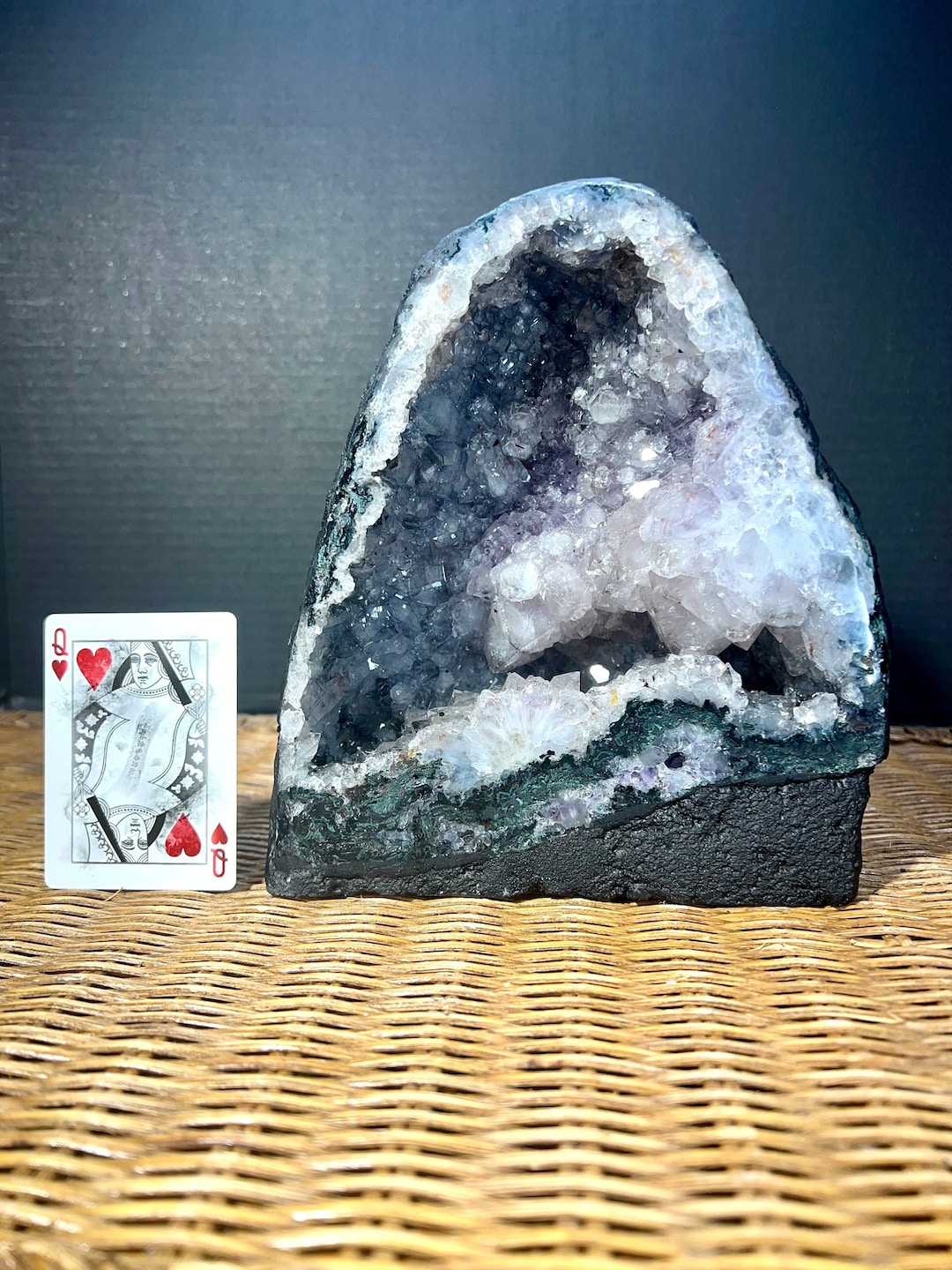 Multi Colored Amethyst Crystal Cathedral With Hints of Natural Citrine ...