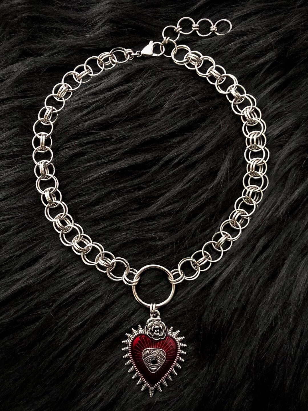 Stainless Steel Celtic Helm Eye of Providence Necklace - Etsy