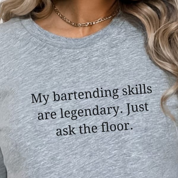 Funny Bartender Shirt, Waitress T-shirt, Waiter Tshirt, Gift for ...