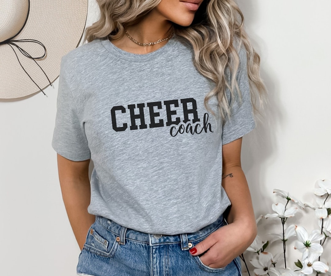 Cheer Coach Shirt, Cheer Coach Gift, Cheer Team Gift, Coach Tshirt ...