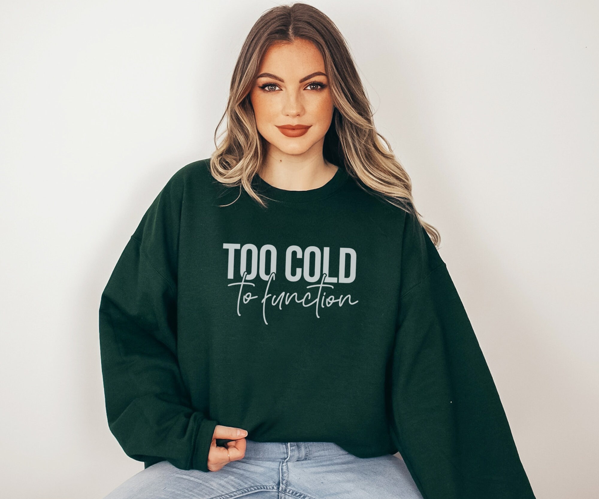 Always Cold Sweatshirt Literally Freezing Sweatshirt Winter - Etsy