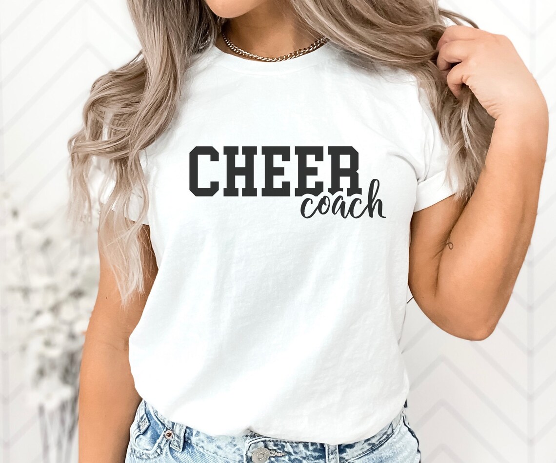 Cheer Coach Shirt, Cheer Coach Gift, Cheer Team Gift, Coach Tshirt ...