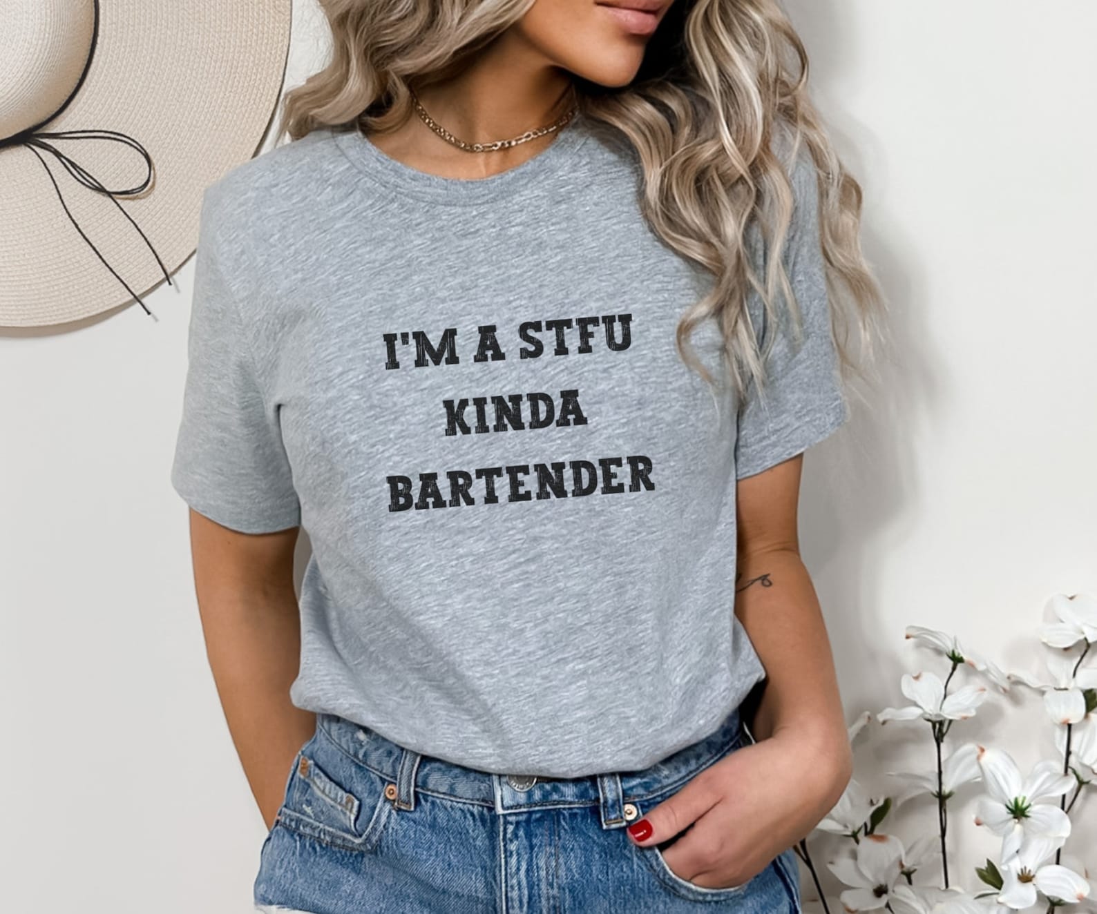Funny Bartender Shirt, Waitress T-shirt, Waiter Tshirt, Gift for ...